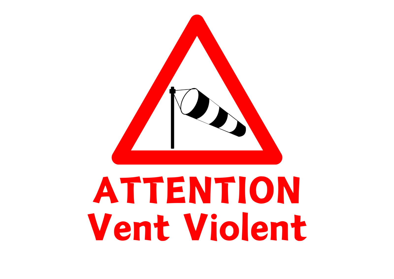 Actualités - Attention vent violent